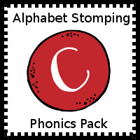 Free Alphabet Stomping Phonics C PreK-Kinder Pack | 3 Dinosaurs