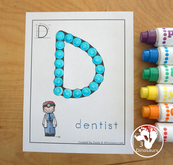 12+ Dental Heath Printables & Activities – 3 Dinosaurs