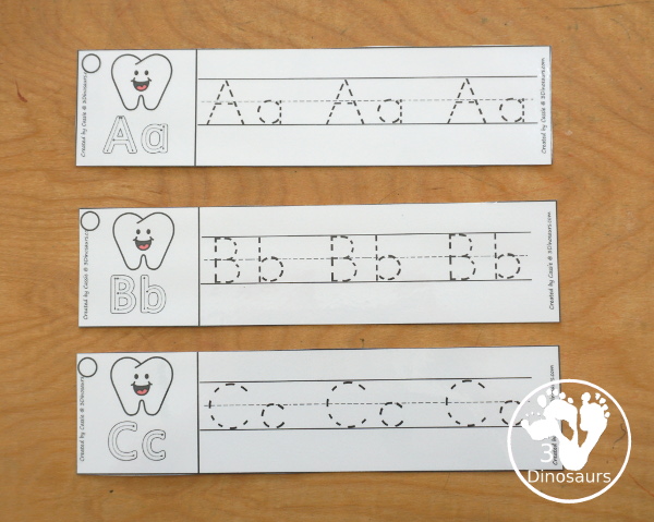12+ Dental Heath Printables & Activities – 3 Dinosaurs