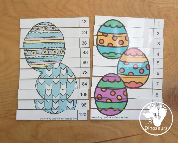 88+ Skip Counting Printables & Activities For Kids – 3 Dinosaurs