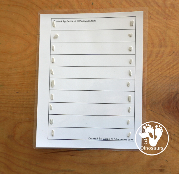 Free Three Little Pigs Skip Counting by 3 Puzzle Printables – 3 Dinosaurs
