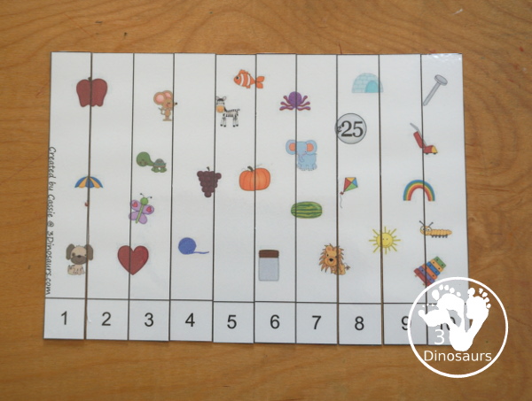 Free ABC 10 Piece Puzzles Printables – Alphabetical Order Puzzles – 3 ...