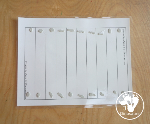 Free Garden Skip Counting by 9 Puzzle Printables | 3 Dinosaurs