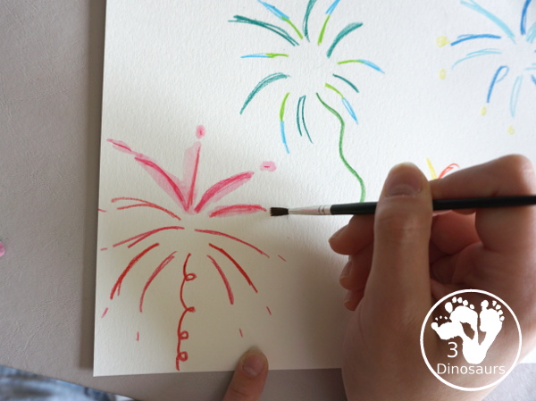 How To Draw Fireworks With Colored Pencils