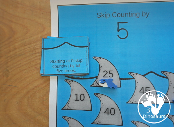 Shark Skip Counting Set – Skip Counting Printables from 2 to 12 | 3 ...