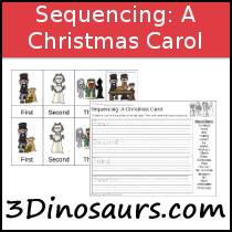 3 Dinosaurs - Sequencing: A Christmas Carol