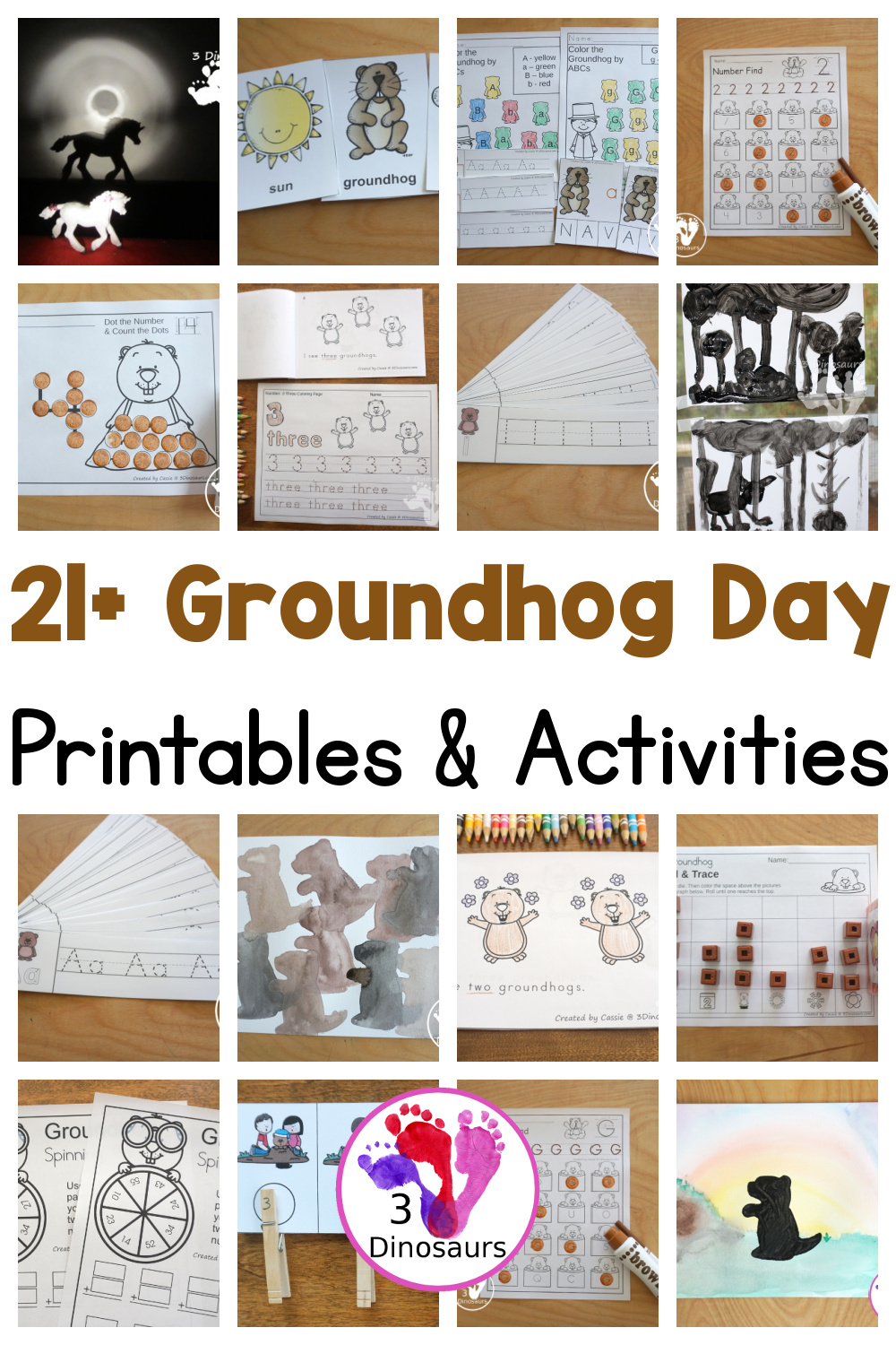 Groundhog Day – 3 Dinosaurs