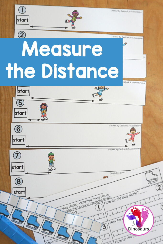 Free Measure Distance the Skating Printable – 3 Dinosaurs